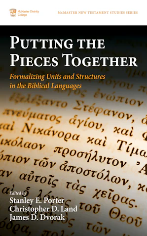 Putting the Pieces Together- Wipf and Stock Publishers